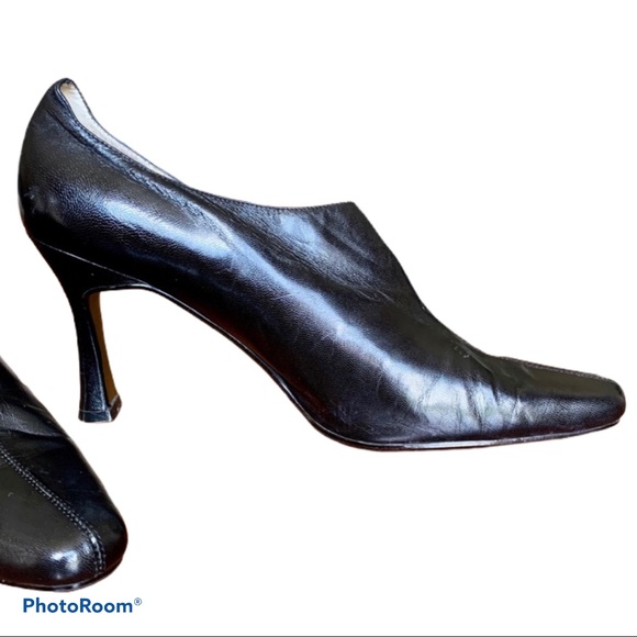 Bellini | Shoes | Bellini Womens Black Leather High Heel Bootie | Poshmark